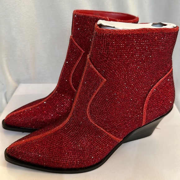 Jessica Simpson | Shoes | Jessica Simpson Zalor Rhinestone Western ...